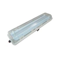 China ATEX Full Plastic 2*36 W Double Tubes 220 Vac Lamps Explosion Proof Fluorescent Lights for sale
