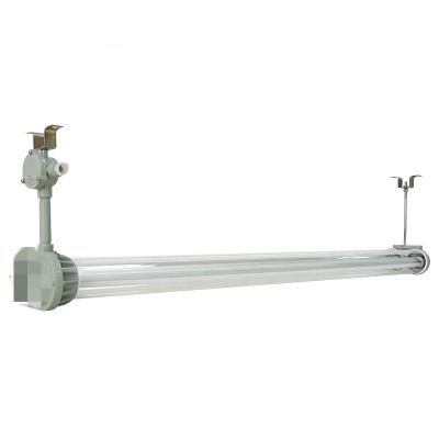 China Anti  Explosion Proof Fluorescent Lights Zone 1 4ft Linear Lighting Fixture Double Tubes for sale