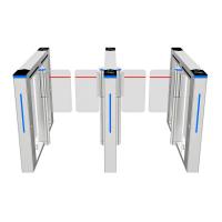 China Swing Speed Gate Turnstile Anti Crush Optical Face Recognition Turnstiles for sale