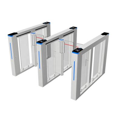 China Fingerprint Swing Speed Gate Turnstile Automatic Barrier Gate For Buildings for sale