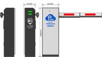 China DC Parking Came Boom Barrier Gate With Led Light On Arm for sale