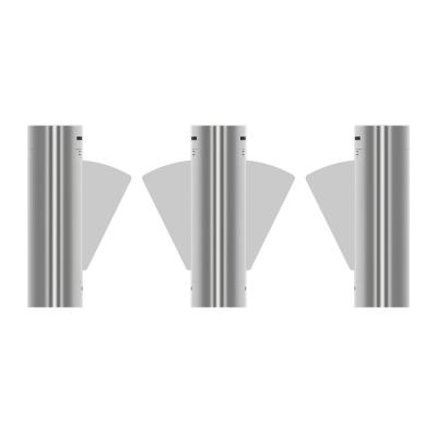 China Flap Electronic Turnstile Gates 304 Stainless Steel Low Noise Turnstile Entry Systems for sale