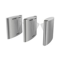 China High Speed Flap Barrier Turnstile Gate Security Access Control System With IC/ID Card Reader for sale
