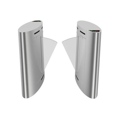 China 304 Stainless Steel Magnetic Flap Barrier Turnstile Gate Security Smart for sale