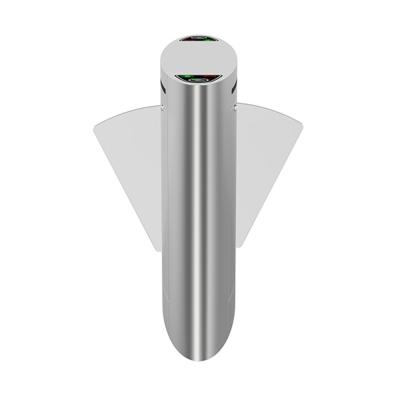 China Flap Barrier Access Security Turnstile Gate High Throughput Anti Tailgating for sale
