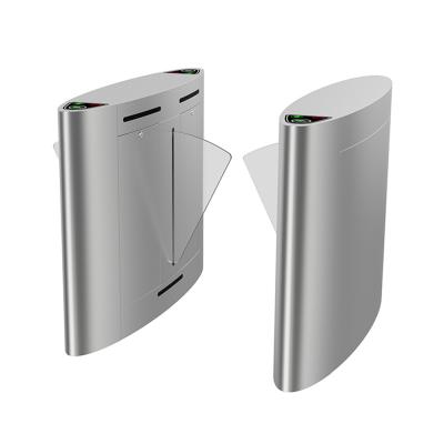 China Crowd Control Flap Barrier Gate Airport Turnstile For Luxury Gym for sale