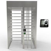China Automatic Entrance Waist Full Height Turnstile With Card Reader Face Recognition for sale