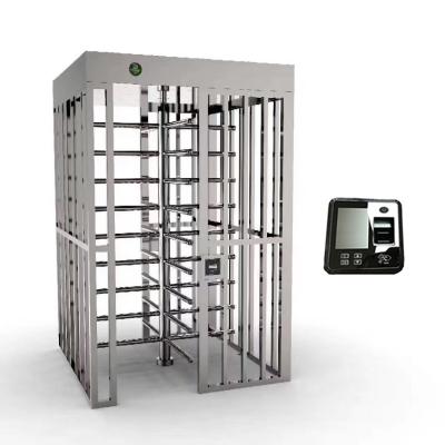 China Reliability Waist Full Height Turnstile Gate 304 Stainless Steel For Versatility for sale