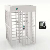 China Bi Directional Pedestrian Full Height Turnstile Gate SUS304 With RFID Card Reader for sale