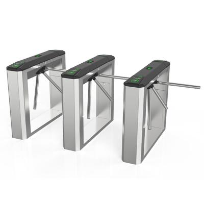 China Automatic High Security Turnstile Gate RFID QR Code Reader Tripod Turnstile For Entrance for sale