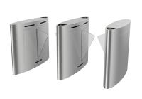 China QR Code Reader Auto Access Control Turnstile Gate Flap Barrier for sale