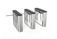 China Automatic Tripod Turnstile Gate 304 Stainless Steel Access Control Turnstile For Entrance for sale