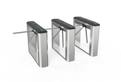 China Automatic Tripod Turnstile Gate 304 Stainless Steel Access Control Turnstile For Entrance for sale