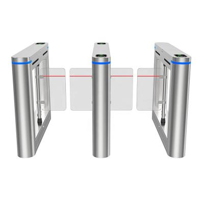 China High Security Pedestrian Access Control Automatic Swing Gate Turnstile 304 Stainless Steel for sale