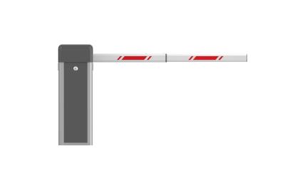 China Silver Housing Boom Barrier Gate 1.8-3s / 3-6s Opening And Closing Times for sale