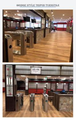 China Tripod Turnstile Gate with SUS304 Input Level Signal or Pulse Wide 100Ms Pulse Max Passage Width ≤600mm 30W124V Motor for sale
