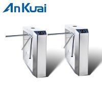 China 1200M Communication Distance Tripod Turnstile Gate with SUS304 Stainless Steel and RS485 Communication for sale
