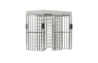 China Full Height Security Turnstile Indoors Or Outdoors With Shed -15C ～ 60C for sale