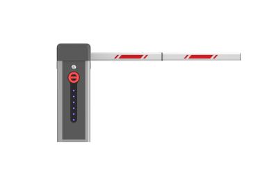 China Advanced Automatic Boom Barrier with Customizable Boom Options Straight/ Telescopic/ LED/ Folding/ Fence Boom for sale