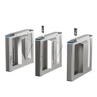 China Flap Barrier Gate with Emergency Measures Free Passage When Power-off and DC 24V Output Voltage for sale
