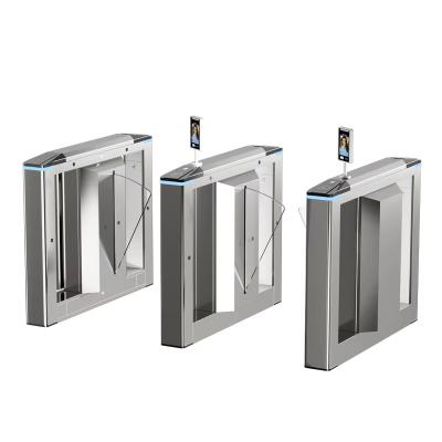 China Flap Barrier Gate with Emergency Measures Free Passage When Power-off and DC 24V Output Voltage for sale