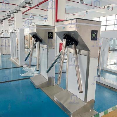 China Semi-Automatic Control Tripod Turnstile Gate with Auto-Reset Function and -25° to 75° Working Temperature Range for sale