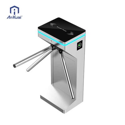 China Tripod Turnstile Gate with 20~40 Persons/min Speed 550mm Passage Width and AC110~220V Power Supply for Secure Access Control for sale
