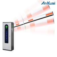 China Automatic Boom Barrier Gate with 100W Motor Power 30m Remote Control and DC12V LED Powder for Parking Lot Access for sale
