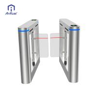 China 304 Stainless Steel Swing Turnstile with Bi-Directional Access and Anti-Tailgating for Secure Entry Control for sale