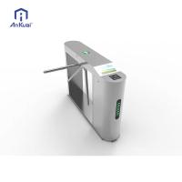 China Semi-Automatic Vertical Tripod Turnstile with 600mm Passage Bi-Directional Access and Stainless Steel Construction for sale