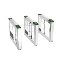 China Automatic SUS304 Stainless Steel Swing Barrier Turnstile with Bi-Directional Arm Turning and Anti-Tailgating Access Control for sale