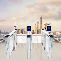 China Auto BLDC 50W Swing Barrier Turnstile with 0.8s Ultra-Fast Response and Bi-Directional Passage for Anti-Tailgating Protection for sale