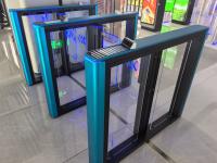 China Free Passage When Power-off Swing Barrier Turnstile with Temperature for sale