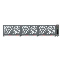 China Industrial Automatic Sliding Gate Opener with DC24V Motor and Aluminum Alloy Construction Featuring LED Screen Display for sale