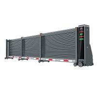 China Industrial Automatic Sliding Gate Opener with DC24V Motor and Aluminum Alloy Construction Featuring LED Screen Display for sale