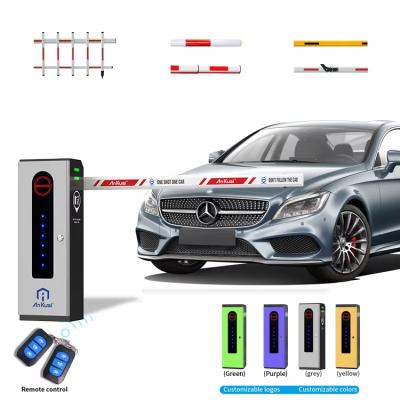 China Customization Automatic Remote Control Boom Barrier Security Gate For Car Parking System Drop Arm Barrier Indoor Outdoor for sale