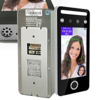 China 5 Inch TCP/IP WiFi Cloud Wall Bracket Face Recognition Fingerprint Biometric Access Control System Night Vision Reset for sale