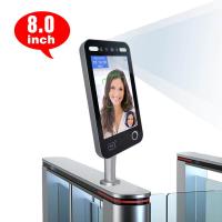 China 8-Inch WiFi TCP HD IPS Biometric AI Face Recognition Door Access Control System RFID Reader Night Vision Motion Detection for sale