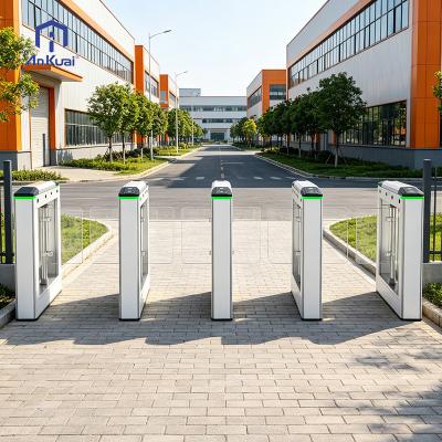China Multi-lane Outdoor Stainless Steel  Swing Turnstile Gate with Anti-tailgating & Face Recognition for sale