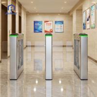 China Personnel Access Control Swing Turnstile Gate with Face Recognition for Office Building Lobby Visitor Management for sale