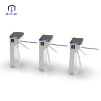 China Multi-channel Tripod Turnstile Gate for Office Building Access Control for Integration with Card/QR Code/face Recognition for sale