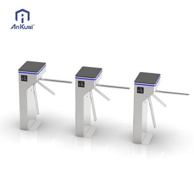 China Multi-channel Tripod Turnstile Gate for Office Building Access Control for Integration with Card/QR Code/face Recognition for sale