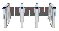 China Fast Passage Security Gate Turnstile, Handling 40–60 Visitors Every Minute, Powered by 220V±10% 50Hz Power Source to Guarantee Smooth Entrance & Exit for sale
