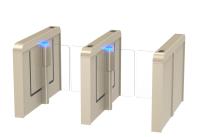 China SUS304 Stainless Steel Swing Barrier Turnstile Gate, Equipped with 220V±10% 50Hz Standard Power Supply for sale