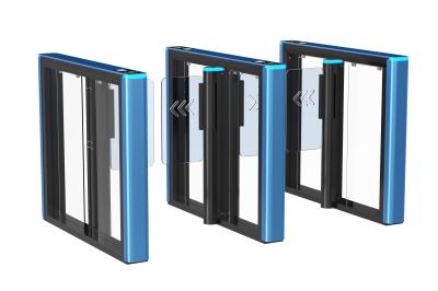 China Durable SUS304 Stainless Steel Pedestrian Swing Turnstile, Built with 220V±10% 50Hz Power Supply System for sale