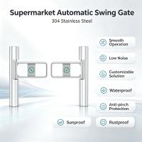 China Commercial Swing Turnstile Gate for Supermarket Entrance Security and Pedestrian Management for sale