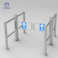 China Stainless Steel Supermarket Swing Turnstile Access Control Gate for Shopping Center Entrance for sale
