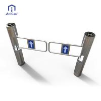 China Automatic Supermarket Swing Turnstile Gate with Sensor Detection and Access Control Solution for sale