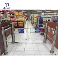 China Automatic Supermarket Swing Turnstile Pedestrian Gate for Shopping Mall and Retail Security for sale