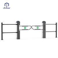 China Passing Speed 40 persons per minute 2 Way Operation Direction Steel Swing Barrier Gate Turnstile Infrared Remote Control Automatic Security for Supermarket Entry for sale
